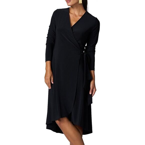 Franne Golde | Dresses | Franne Golde Essential Wrap Midi Dress | Poshmark